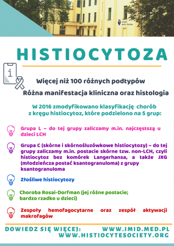 Histiocytoza z komórek Langerhansa - leczenie, diagnostyka, rokowania ...